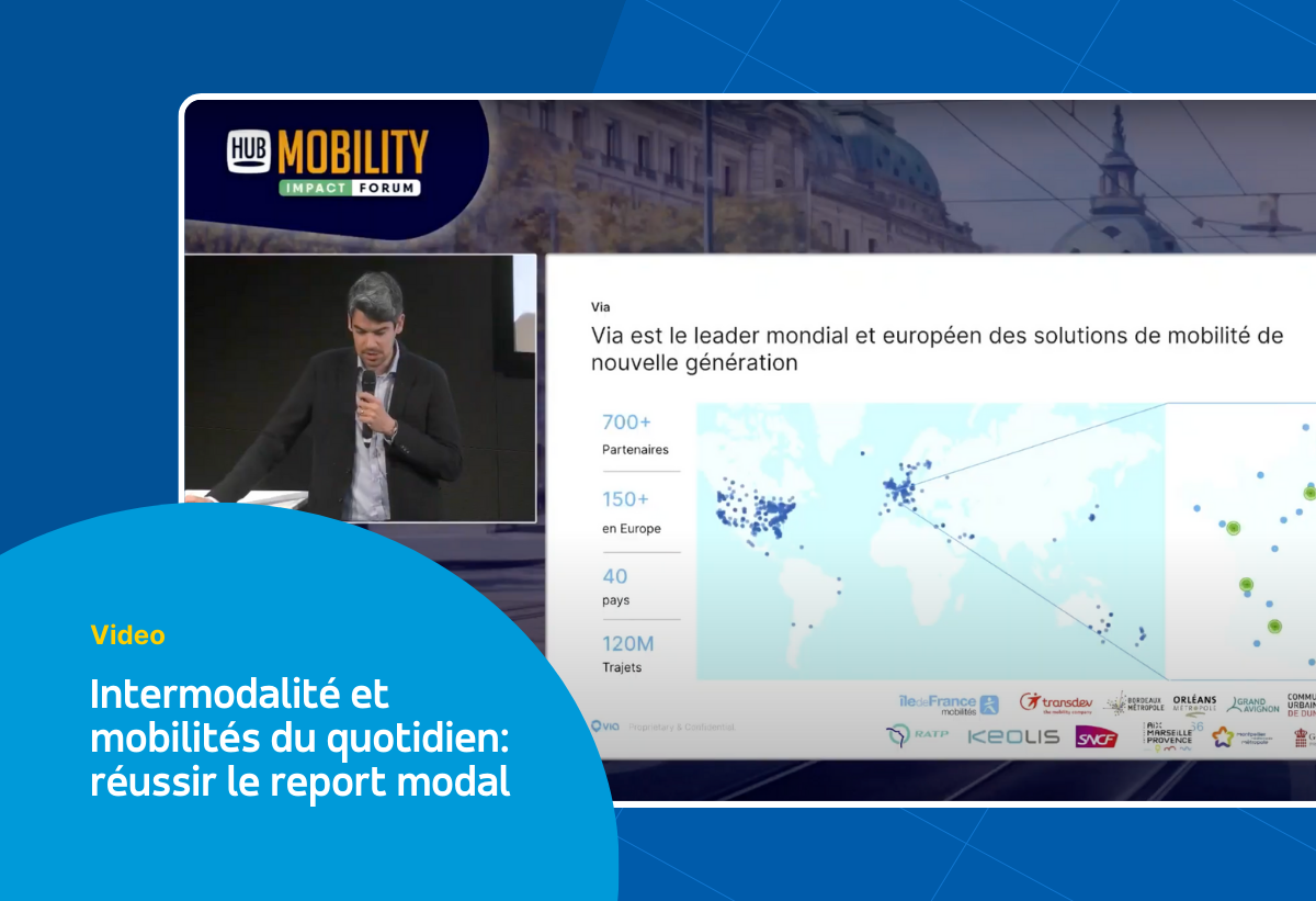Comment accélérer sur la question du report modal aujourd’hui en France?